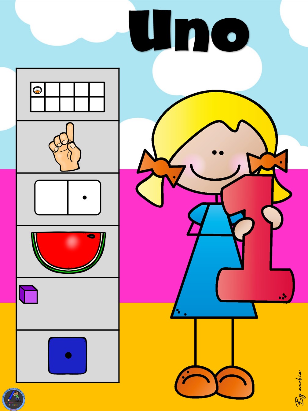 100 TARJETAS PARA TRABAJAR LOS NÚMEROS DEL 1 AL 10 - Imagenes Educativas