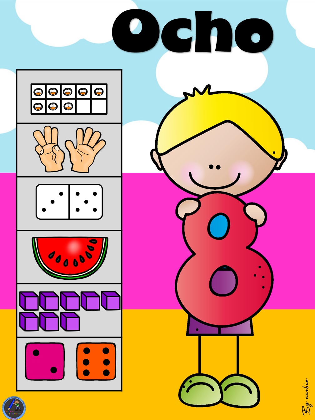 100 TARJETAS PARA TRABAJAR LOS NÚMEROS DEL 1 AL 10 - Imagenes Educativas