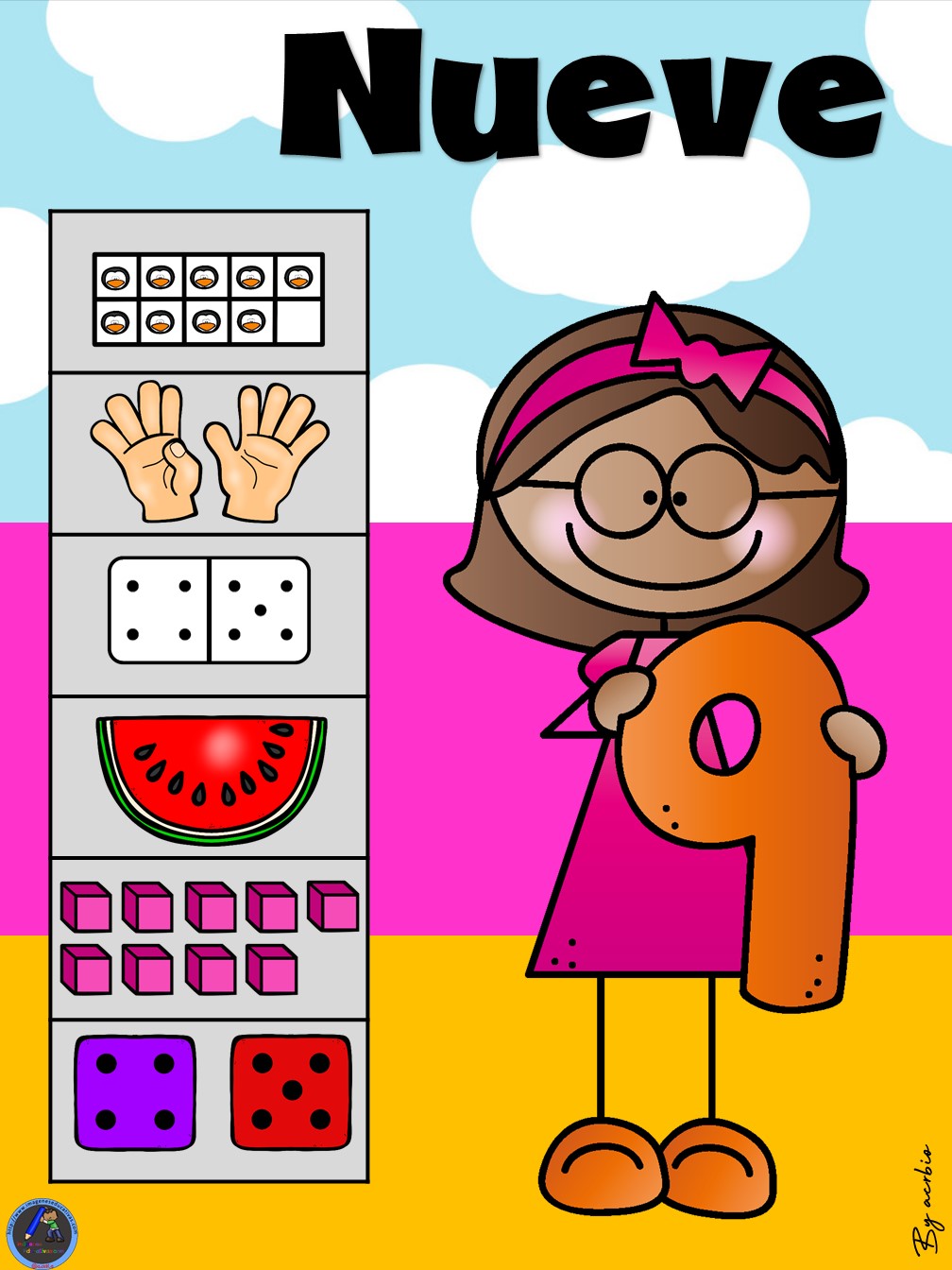 100 TARJETAS PARA TRABAJAR LOS NÚMEROS DEL 1 AL 10 - Imagenes Educativas