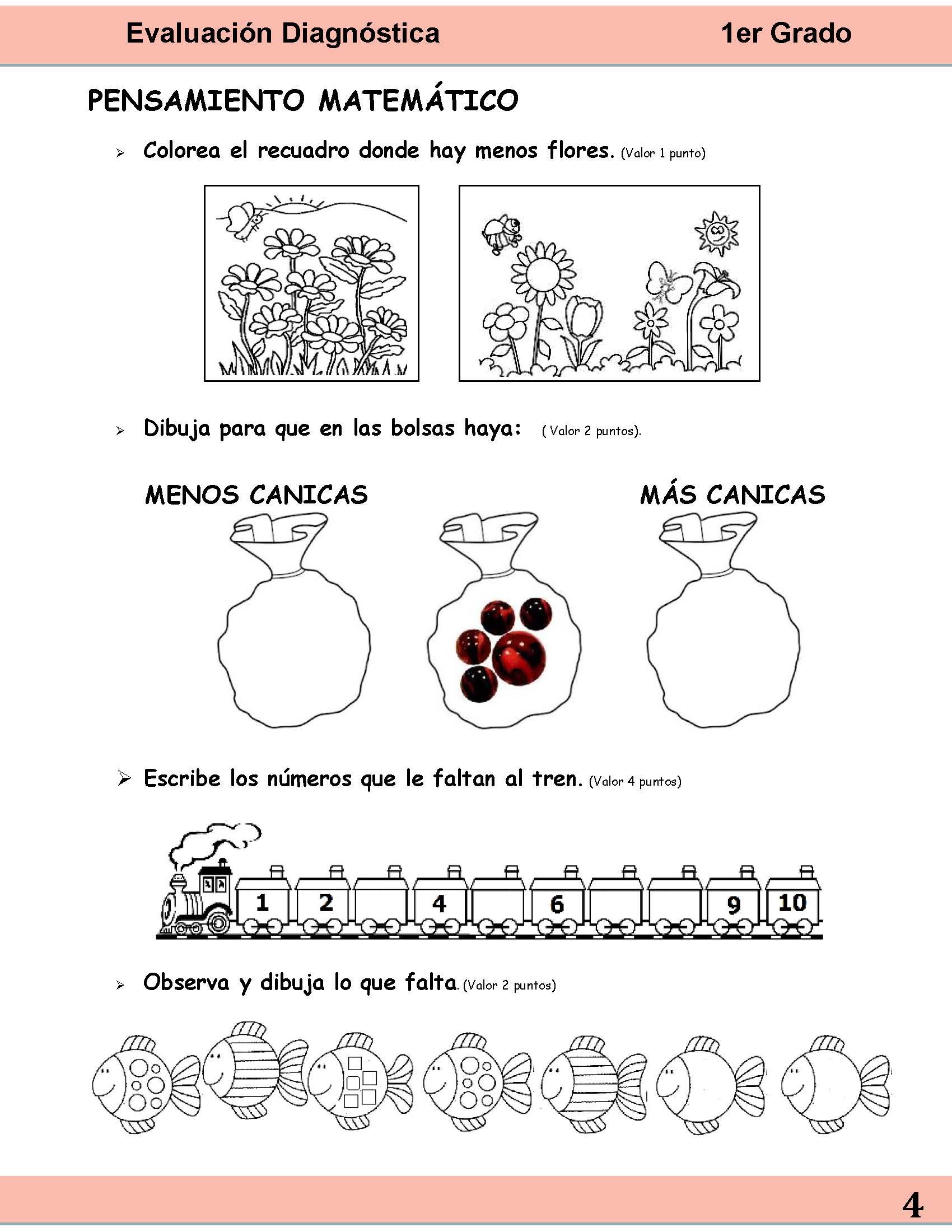 EVALUACIÓN DIAGNOSTICA 1º y 2º primaria - Imagenes Educativas