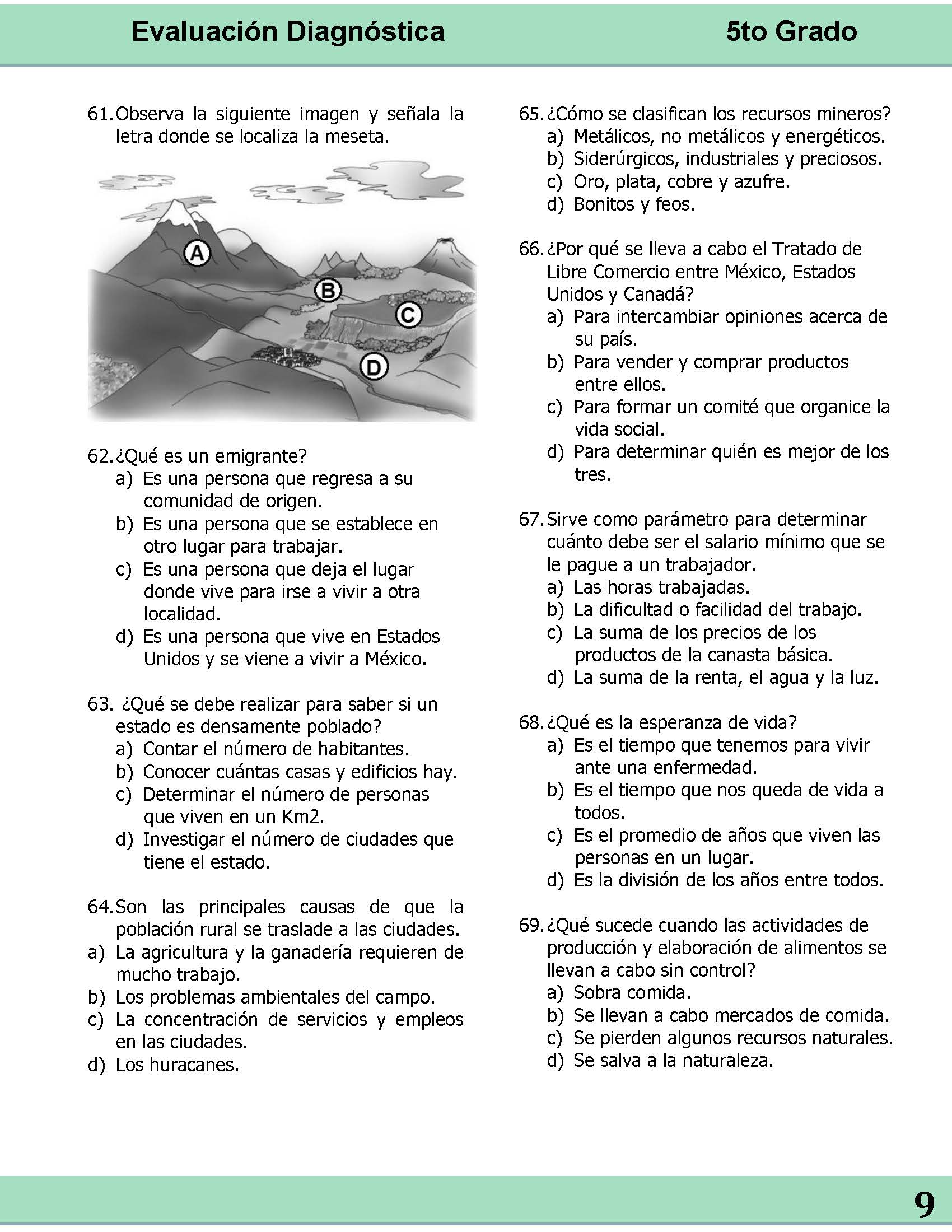EVALUACIÓN DIAGNOSTICA 5º y 6º primaria - Imagenes Educativas