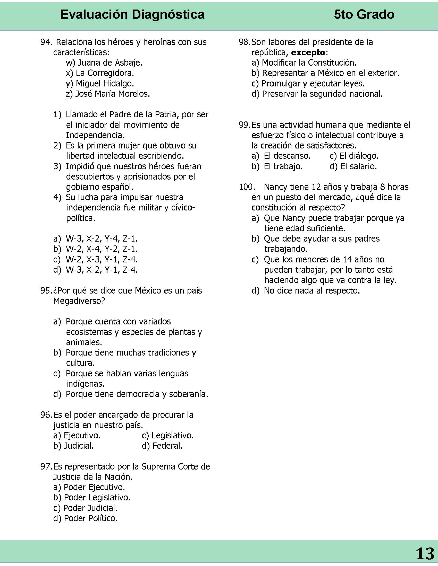 EVALUACIÓN DIAGNOSTICA 5º y 6º primaria - Imagenes Educativas
