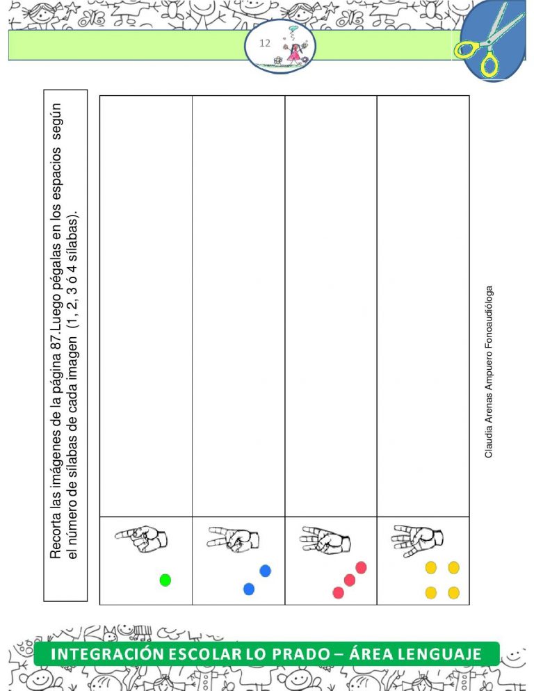 90 FICHAS PARA TRABAJAR LA CONCIENCIA FONOLÓGICA - Imagenes Educativas