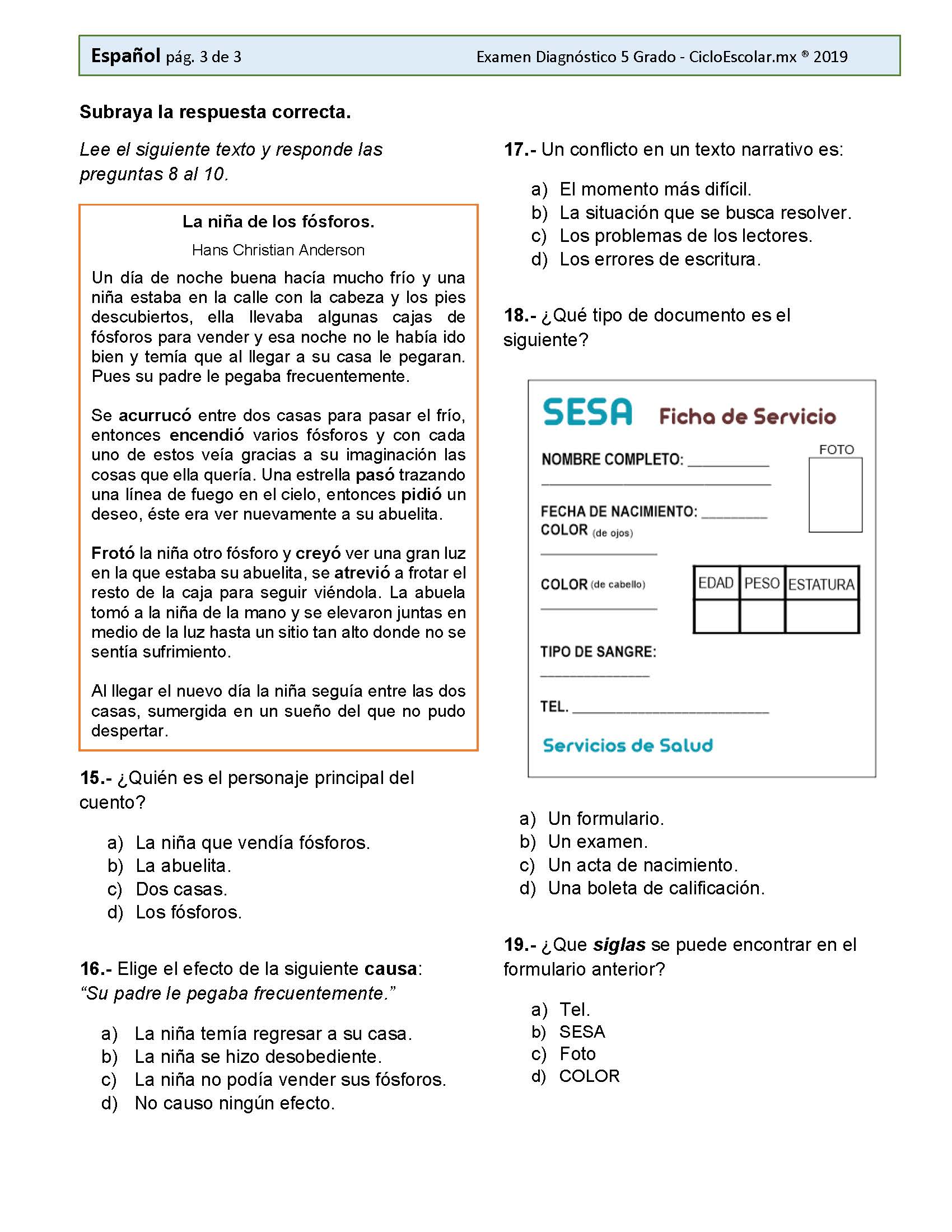 EXAMEN-DIAGNÓSTICO-QUINTO-GRADO-2019-2020_Página_07 - Imagenes Educativas EXAMEN-DIAGNÓSTICO-QUINTO-GRADO-2019-2020_Página_07 - Imagenes Educativas