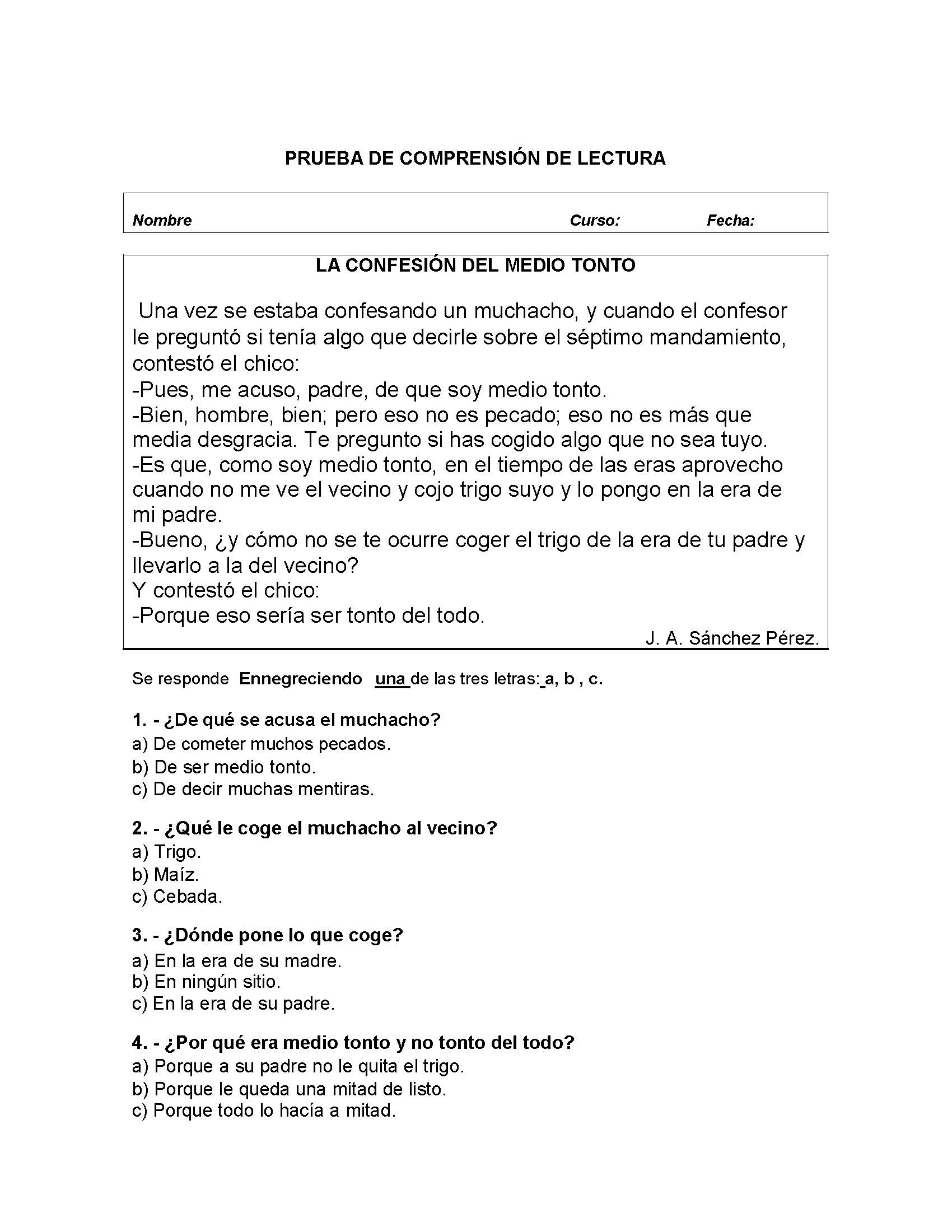 Prueba-Compresion-Lectura-2º-GRADO_Página_09 - Imagenes Educativas