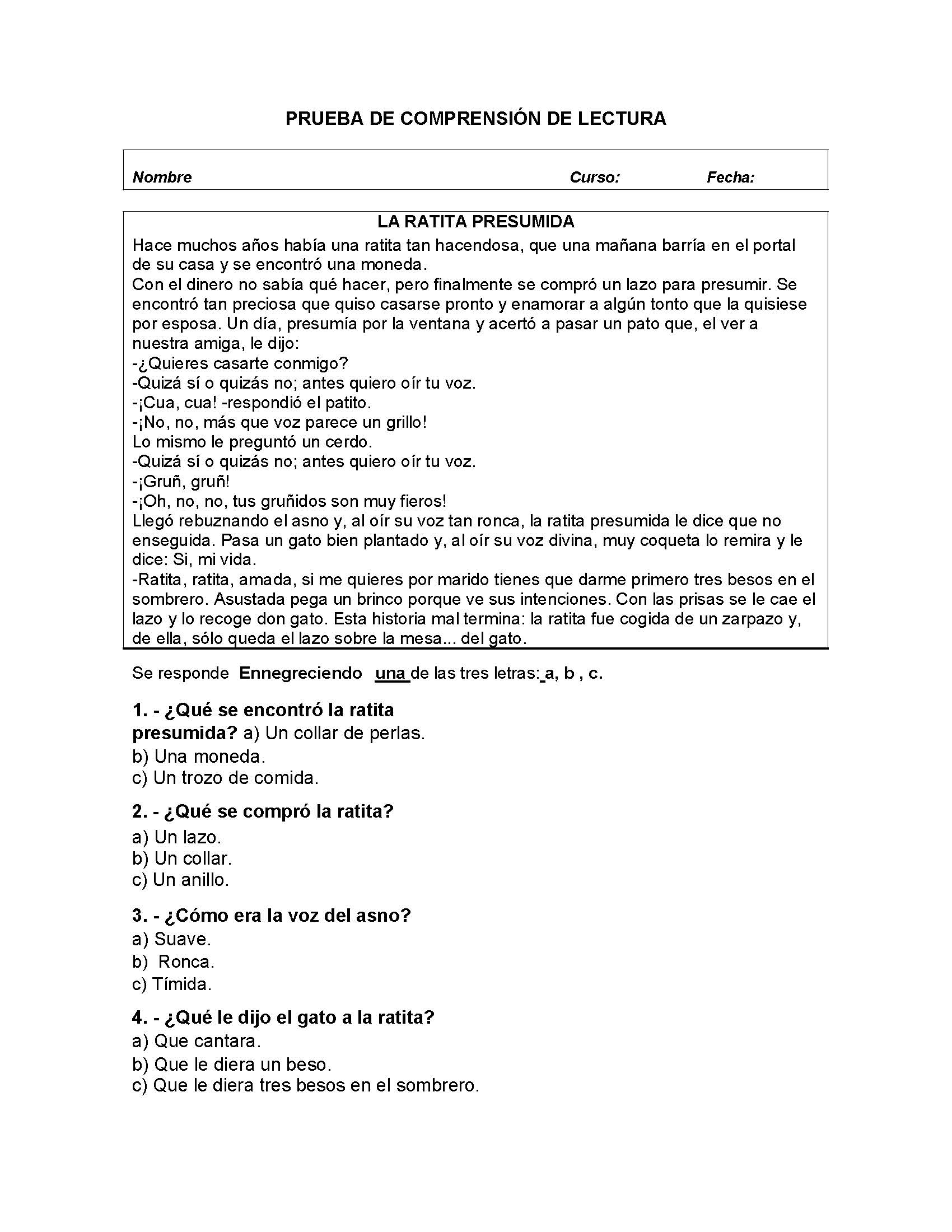 Prueba-Compresion-Lectura-5º-GRADO_Página_03 - Imagenes Educativas