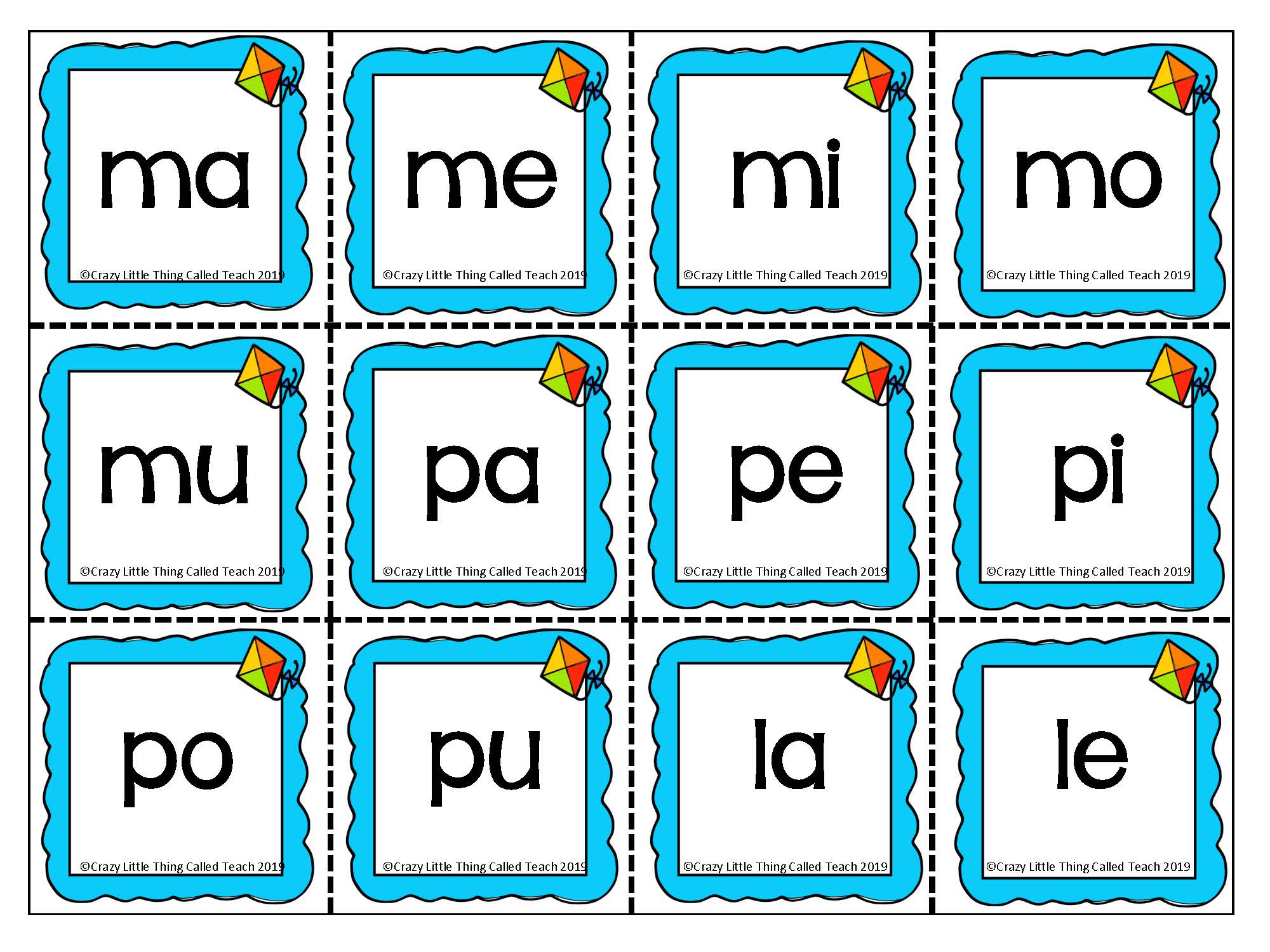 Completo silabario con dibujos - Imagenes Educativas