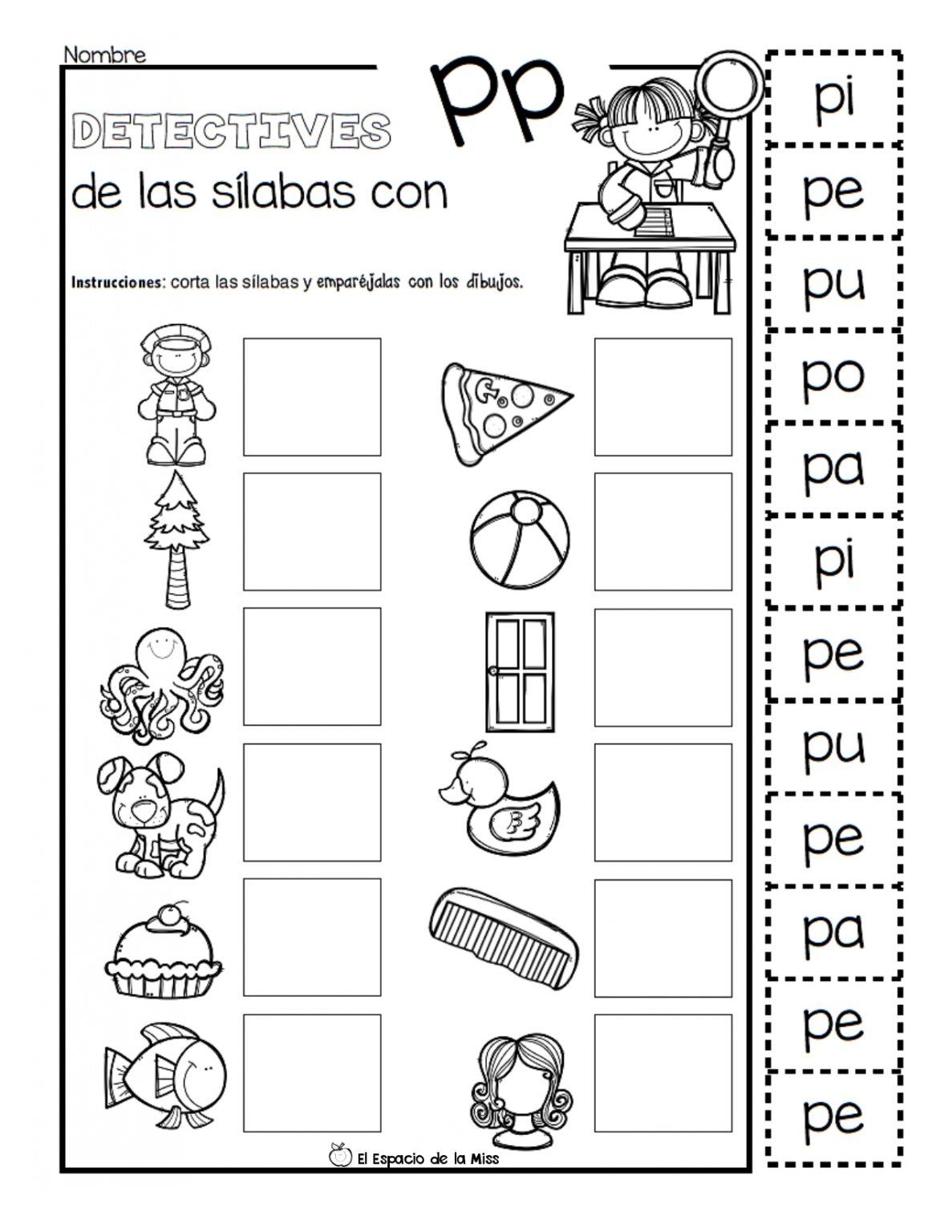 SUPER CUADERNO EL DETECTIVE DE LAS SÍLABAS - Imagenes Educativas