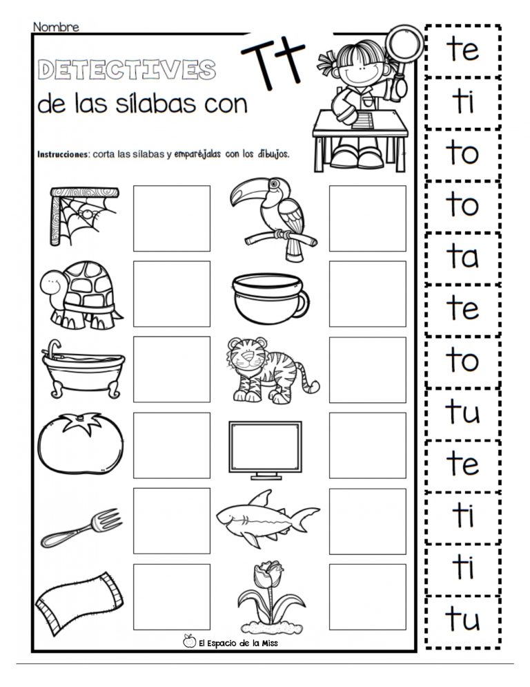 SUPER CUADERNO EL DETECTIVE DE LAS SÍLABAS - Imagenes Educativas
