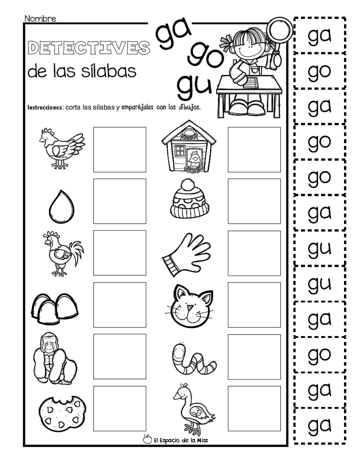 Atividades Com Ga Go Gu Retoedu