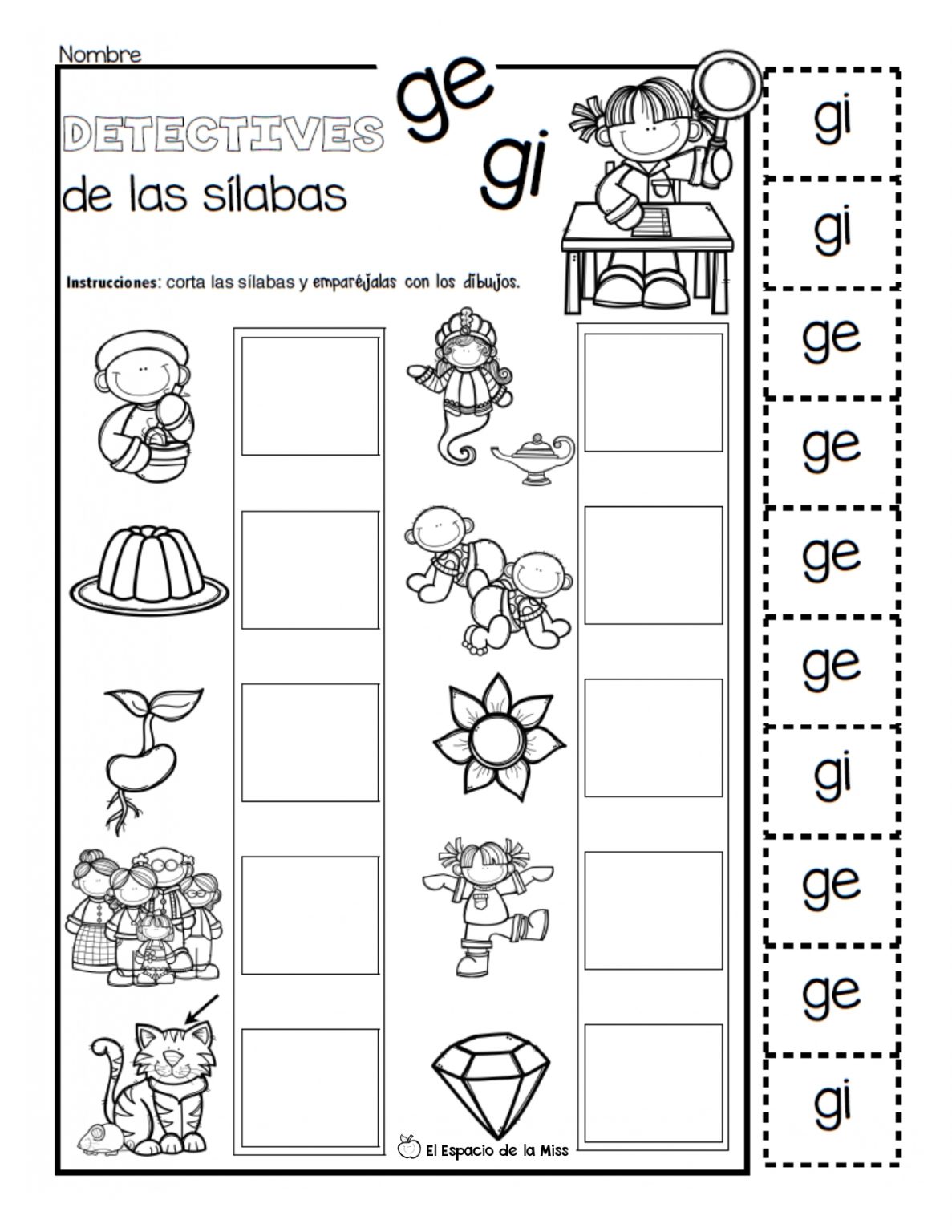 SUPER CUADERNO EL DETECTIVE DE LAS SÍLABAS - Imagenes Educativas