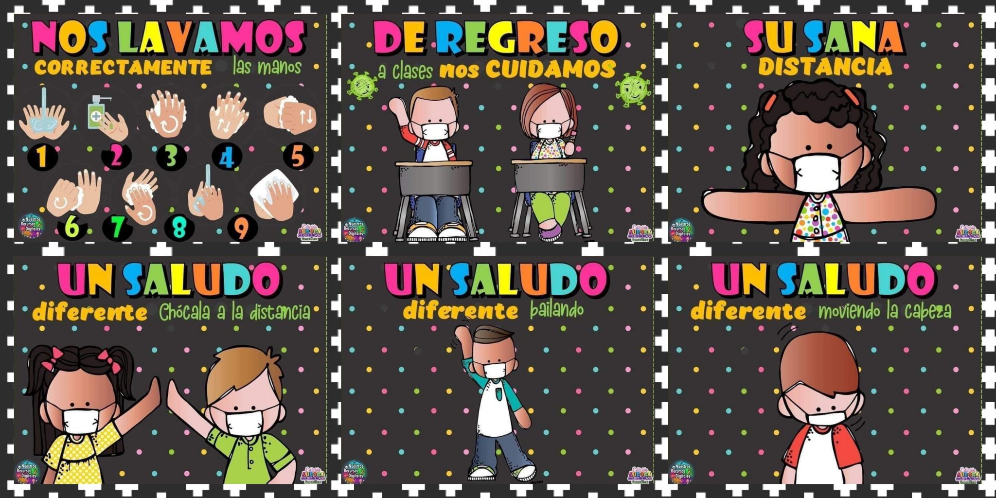 De regreso a clase nos cuidamos carteles de prevención de salud ...
