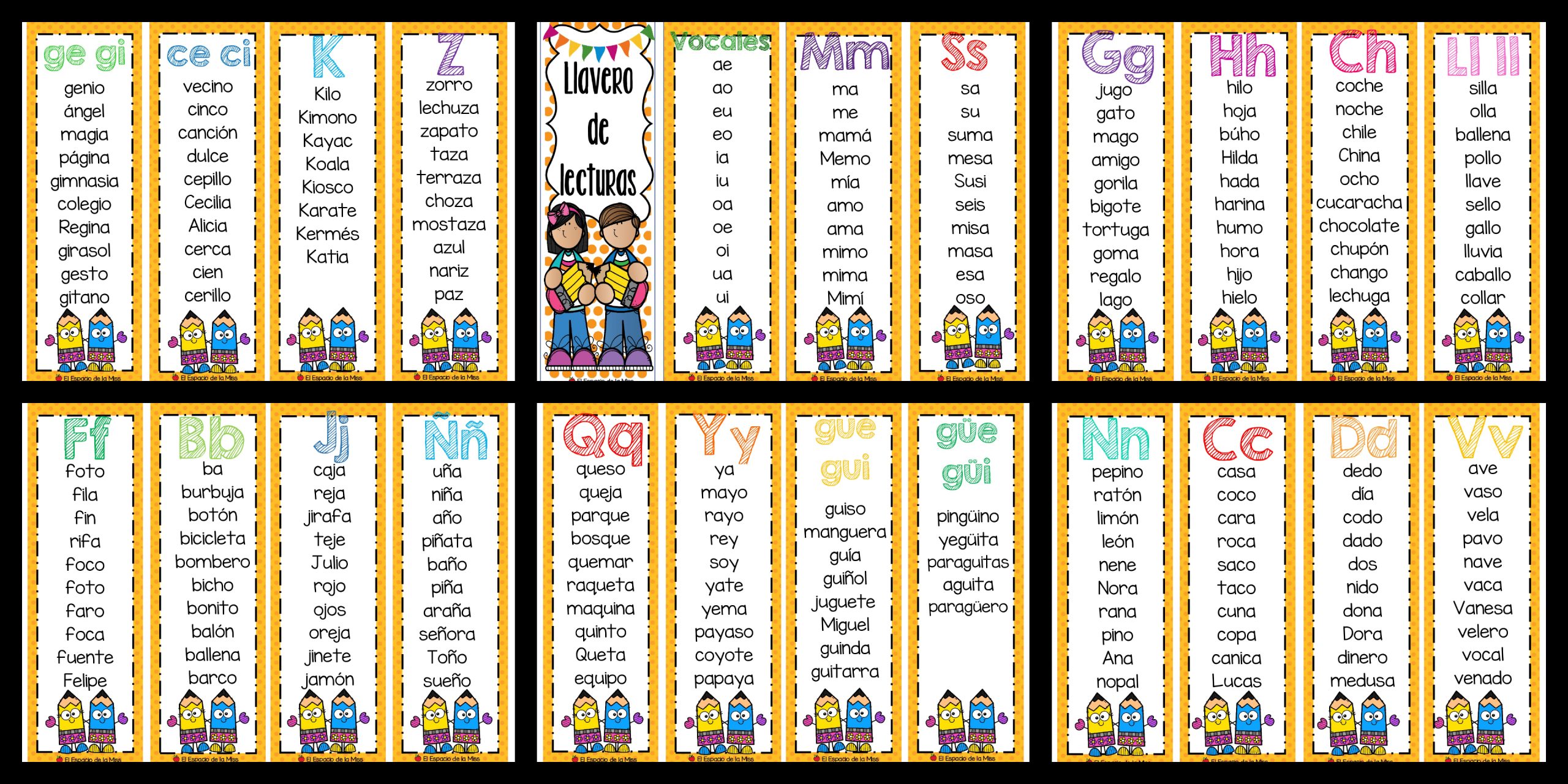 SUPER LLAVERO DE PALABRAS - Imagenes Educativas