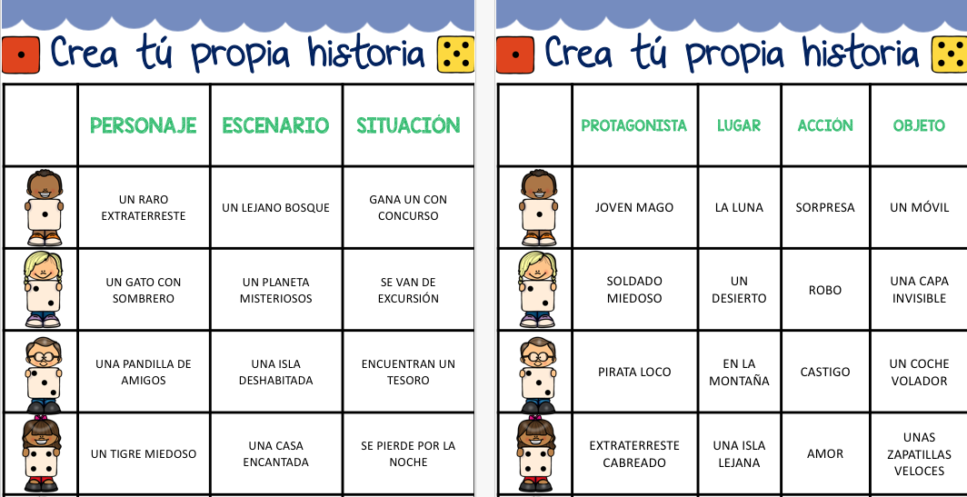 GENERADOR DE CUENTOS "TIRA UN CUENTO" - Imagenes Educativas