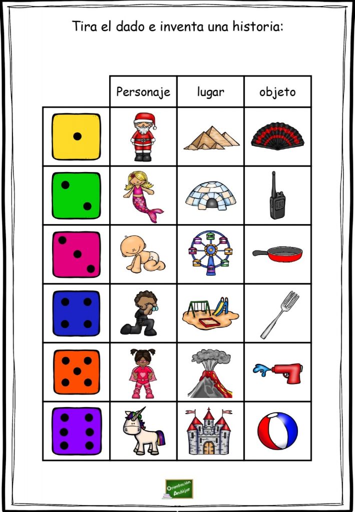 GENERADOR DE CUENTOS "TIRA UN CUENTO" - Imagenes Educativas