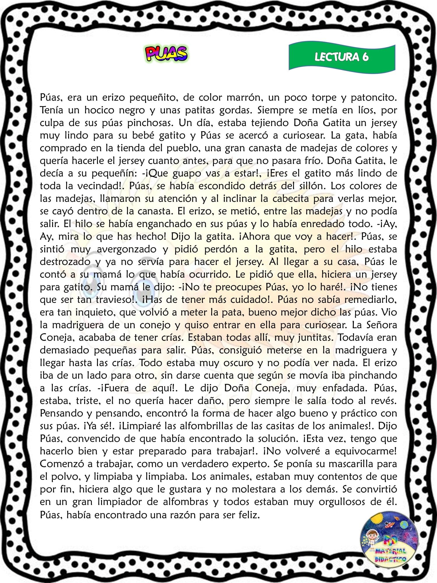 40 LECTURAS DE COMPRENSIÓN PARA PRIMARIA - Imagenes Educativas