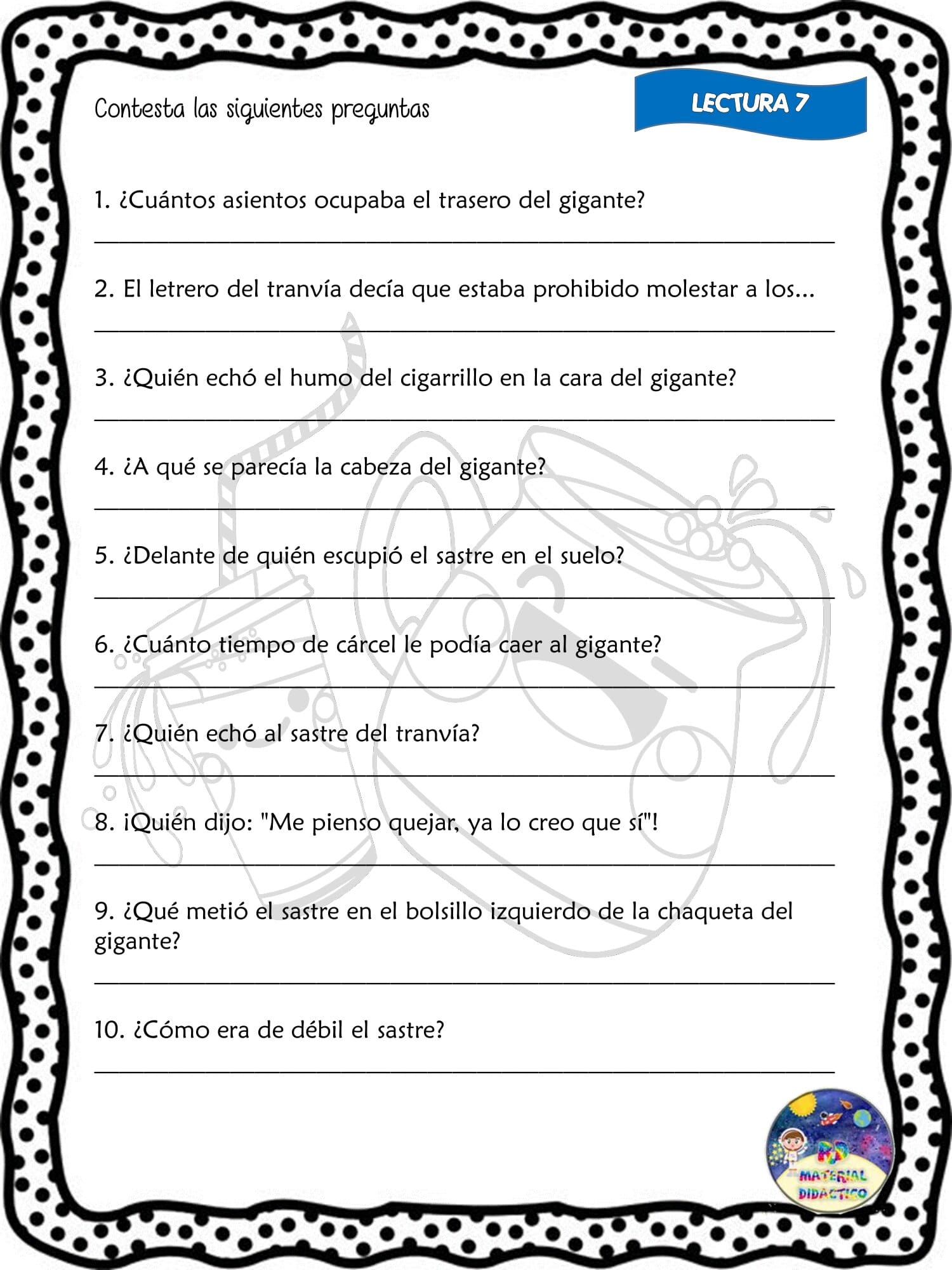 40 LECTURAS DE COMPRENSIÓN PARA PRIMARIA - Imagenes Educativas