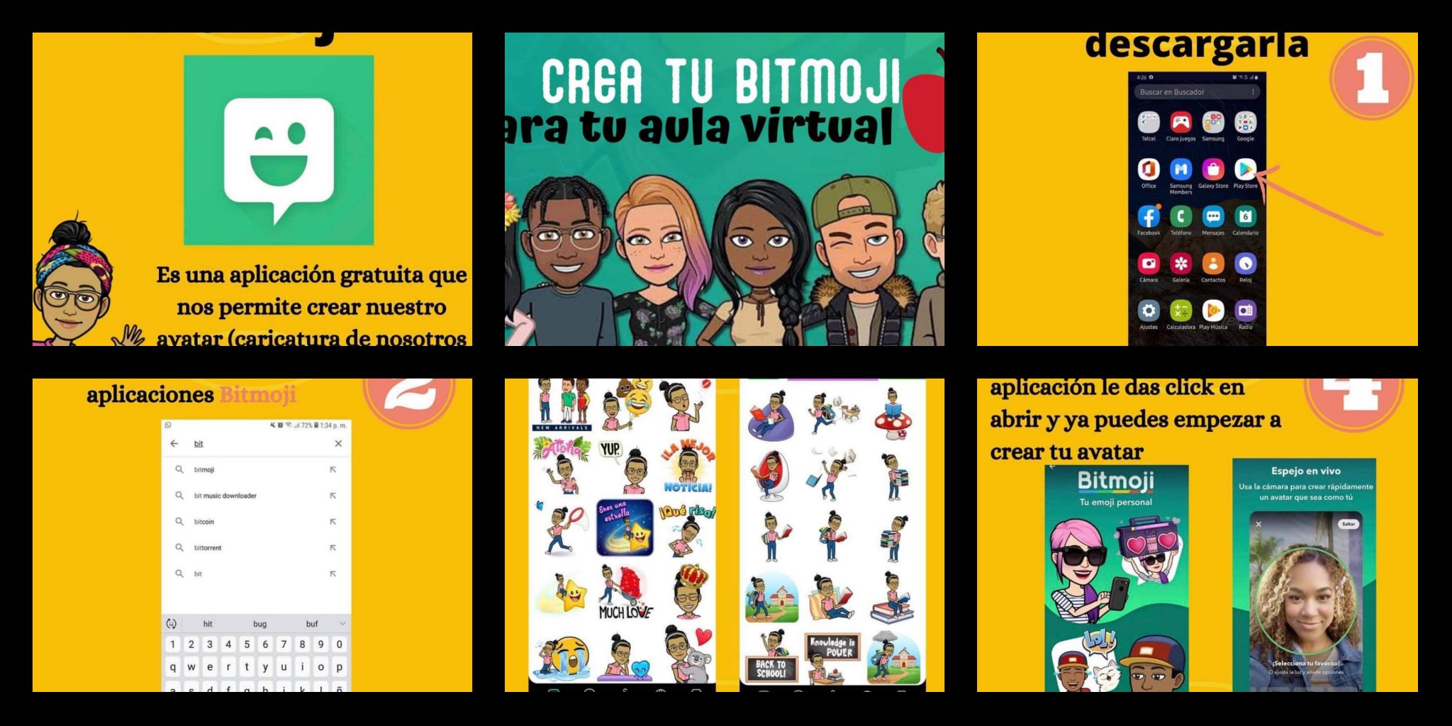 CREA TU PROPIO BITMOJI PARA TU CLASE VIRTUAL - Imagenes Educativas