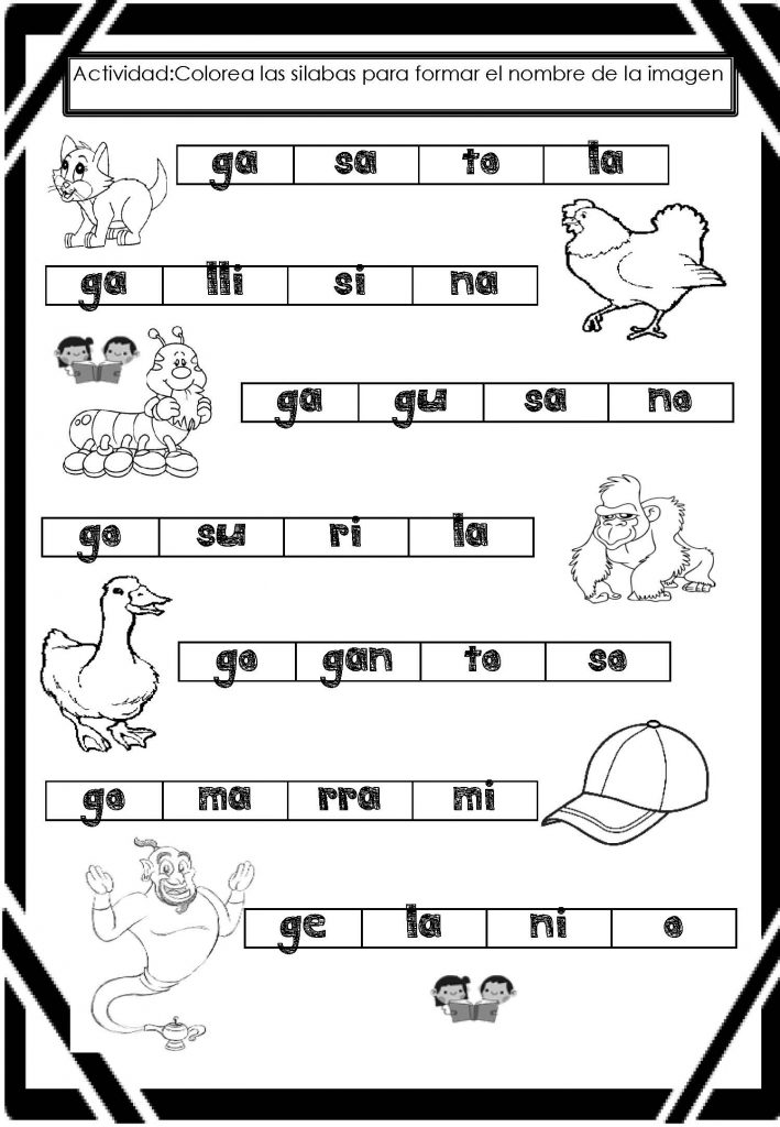 CUADERNILLO DE SÍLABAS CON ACTIVIDADES - Imagenes Educativas