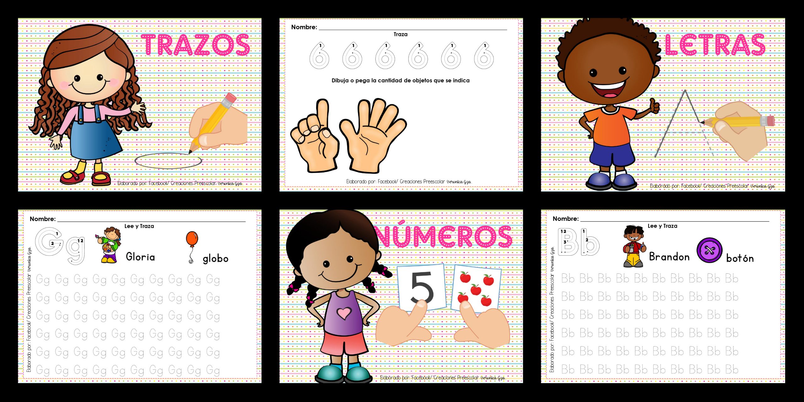 CUADERNO DE TRAZOS-LETRAS-NÚMEROS - Imagenes Educativas