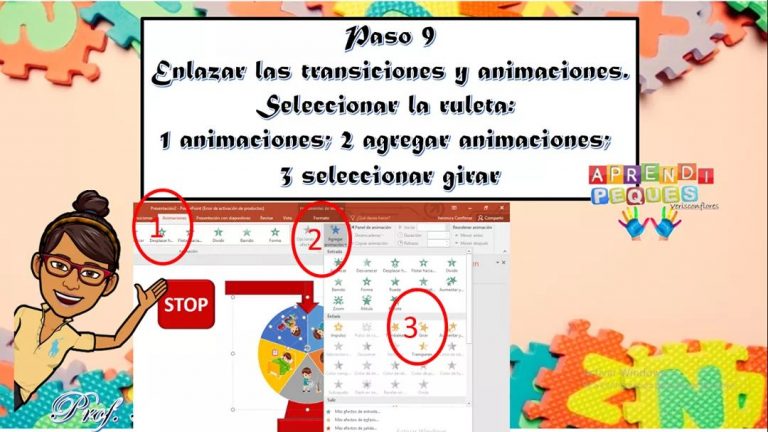 CÓMO HACER UNA RULETA INTERACTIVA EN POWER POINT - Imagenes Educativas