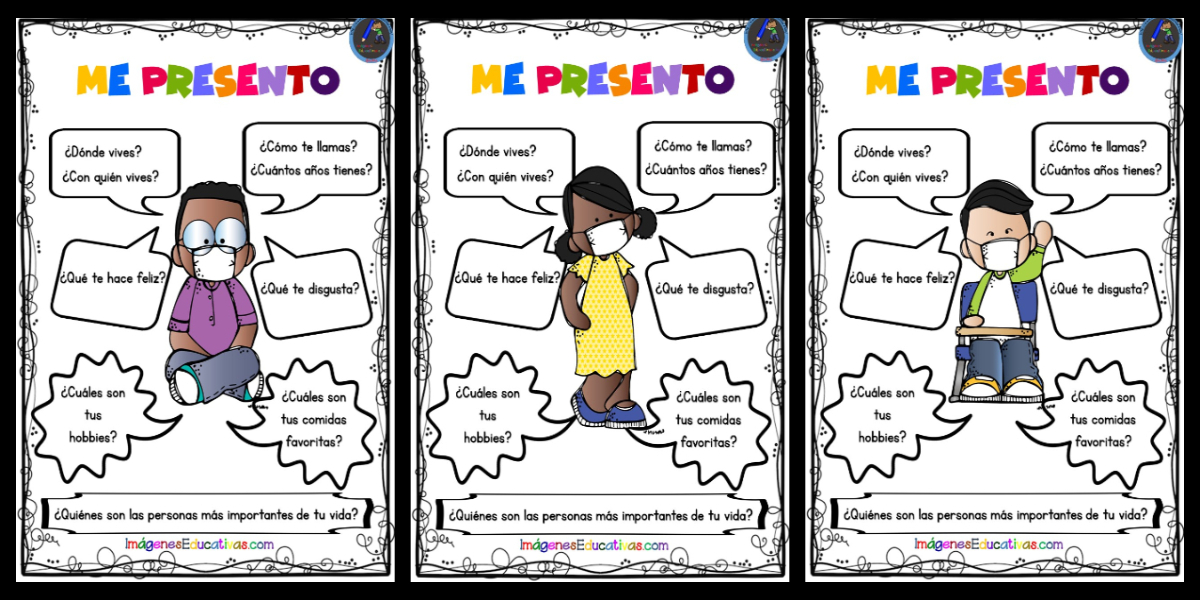 "ME PRESENTO" NUEVA ACTIVIDAD INICIAL CURSO 2020-2021 - Imagenes Educativas