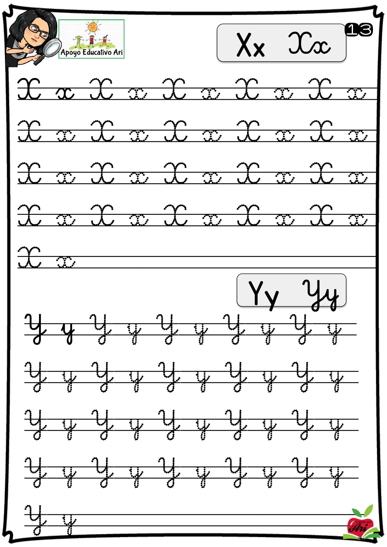 FOLLETO CALIGRAFÍA LETRA CURSIVA - Imagenes Educativas