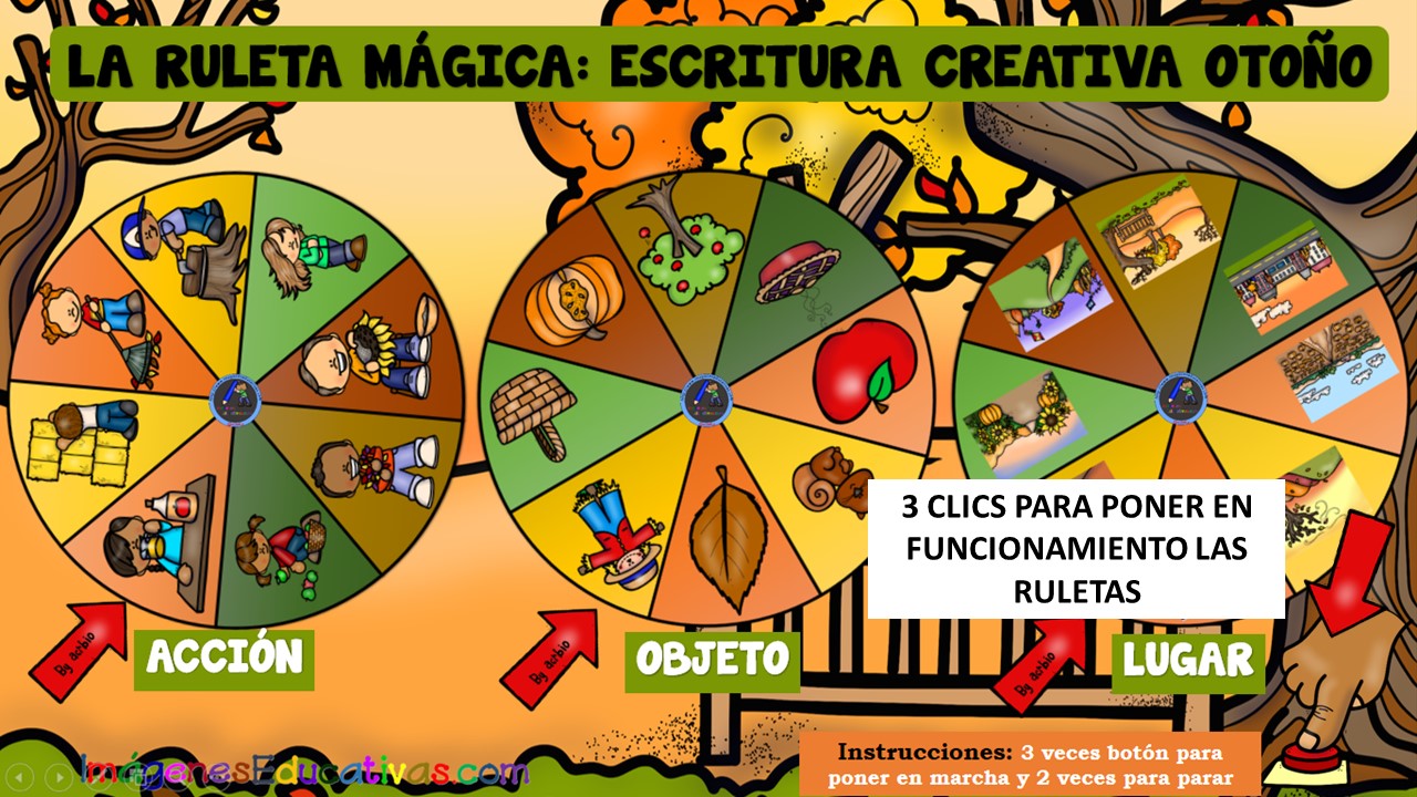 LA RULETA DE LOS CUENTOS MÁGICOS OTOÑO TUTORIAL (3) - Imagenes Educativas