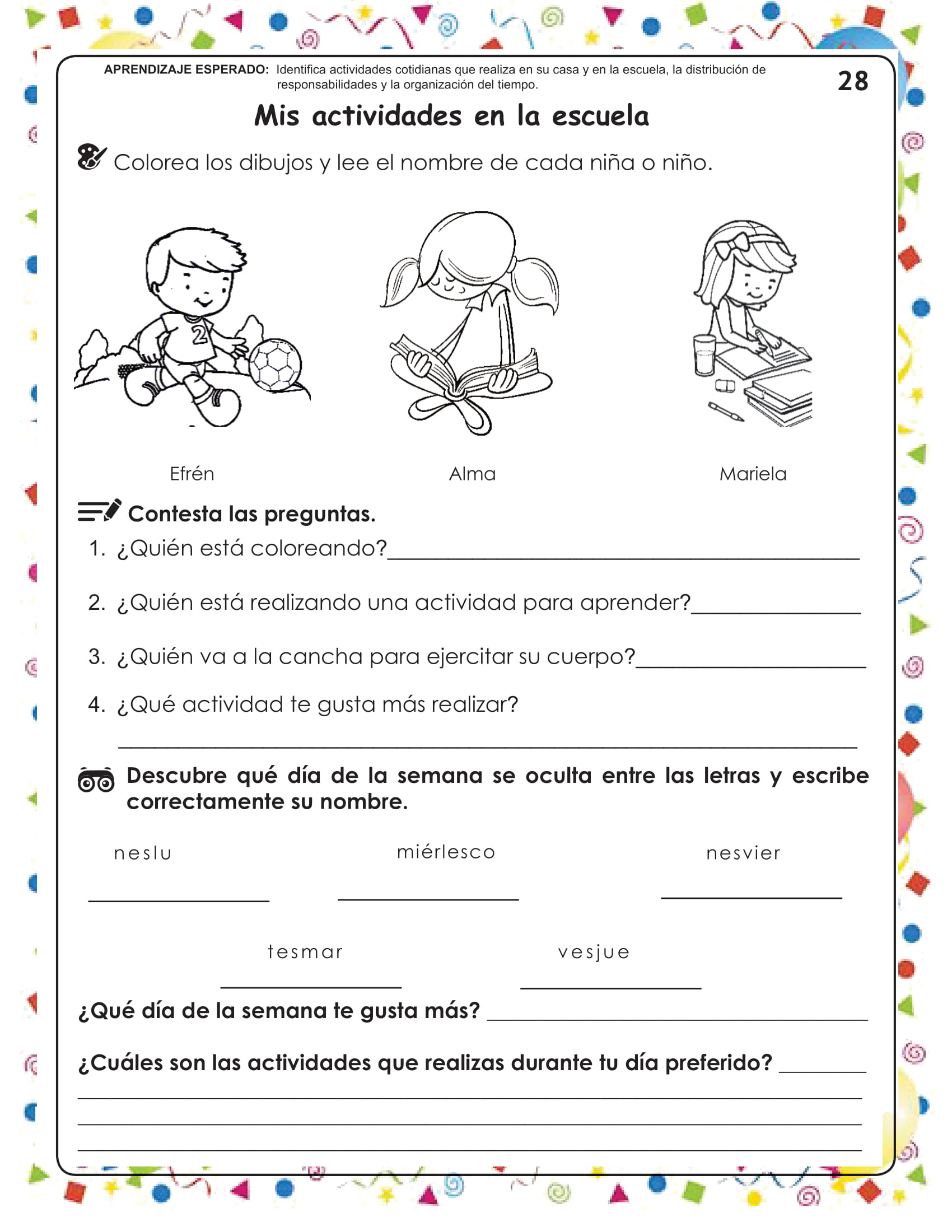 MATERIAL DE APOYO AGOSTO-NOVIEMBRE TODOS LOS GRADOS 1-2-3-4-5-6 ...