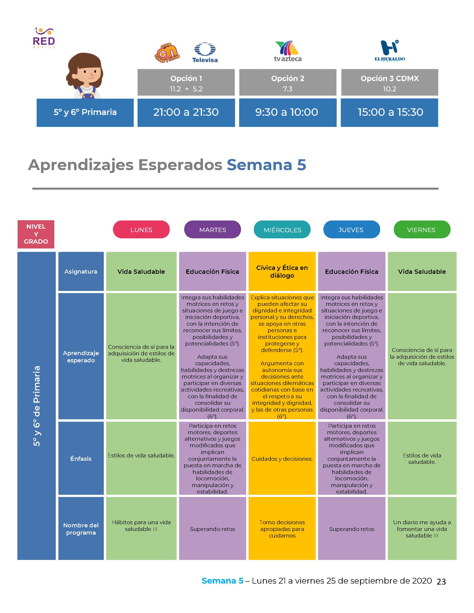 Regreso-a-Clases-Aprende-en-Casa-II-HORARIOS-PRIMARIA-SEMANA-5_Página ...