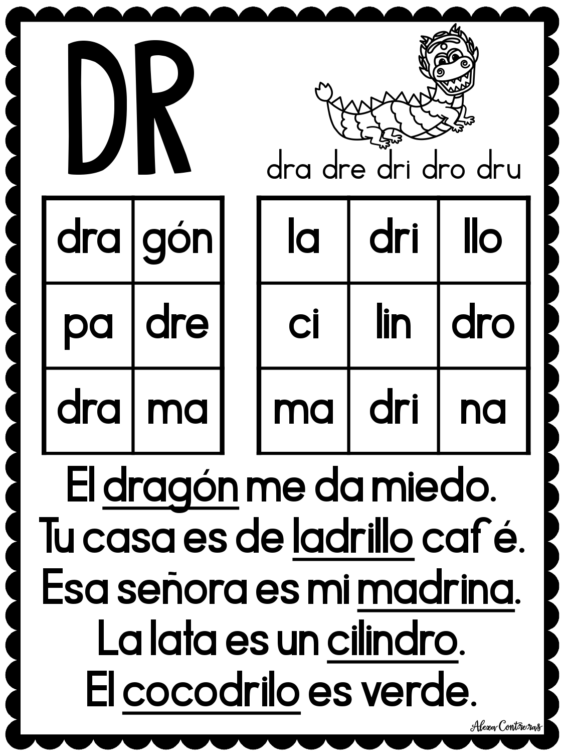 101 FICHAS PARA TRABAJAR LAS SÍLABAS TRABADAS - Imagenes Educativas