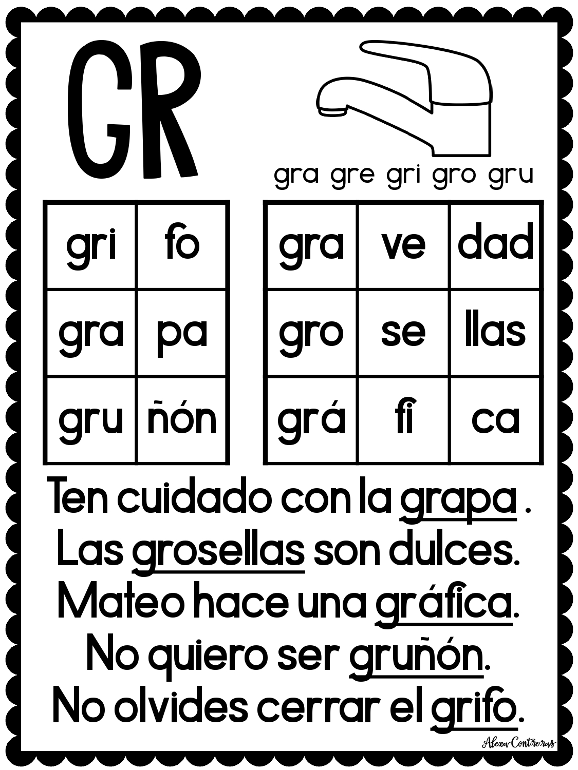 101 FICHAS PARA TRABAJAR LAS SÍLABAS TRABADAS - Imagenes Educativas