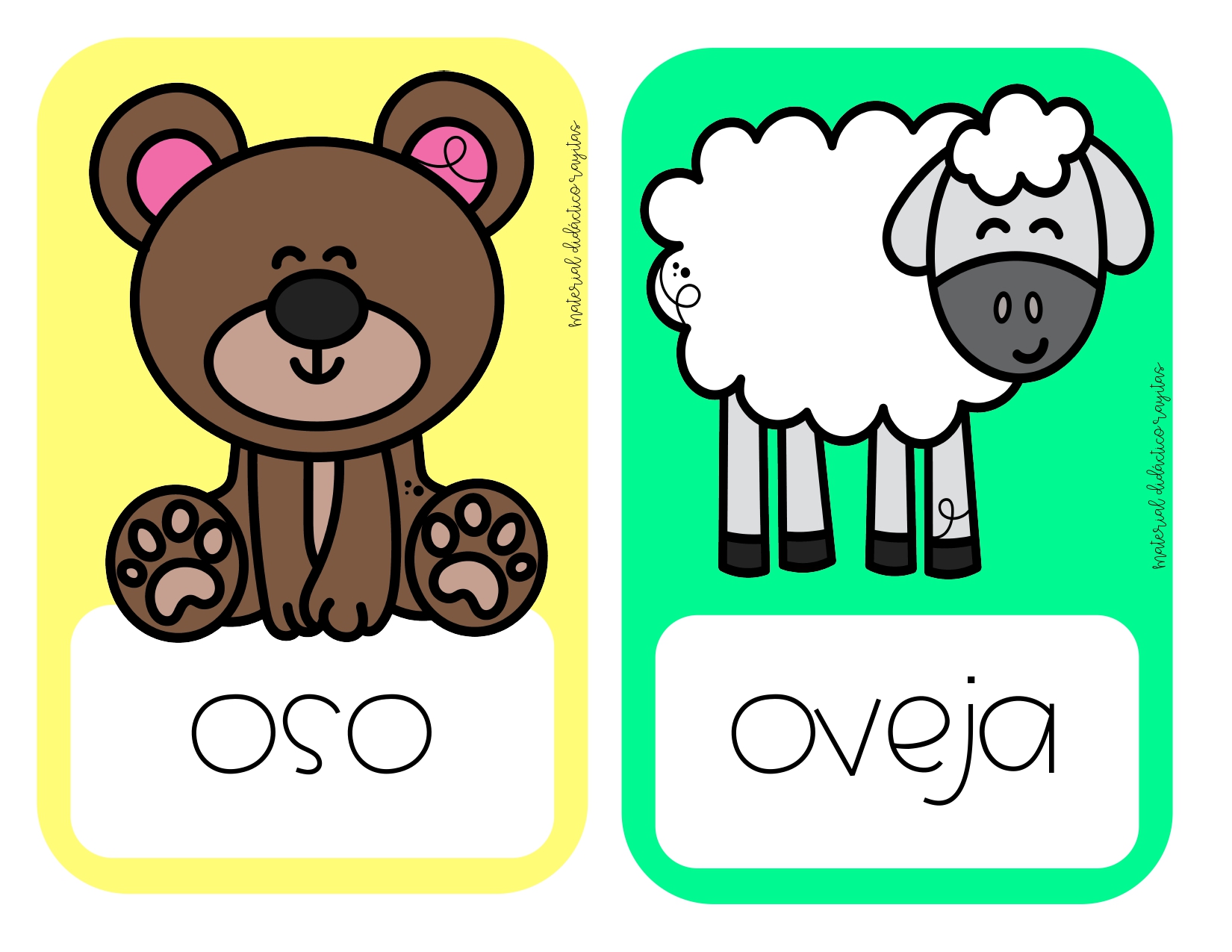 Tarjetas De Las Vocales Imagenes Educativas