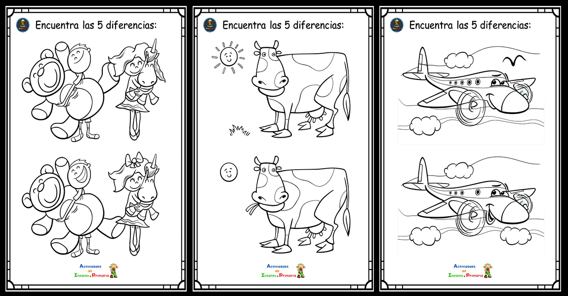 encuentra las diferencias Archivos - Imagenes Educativas