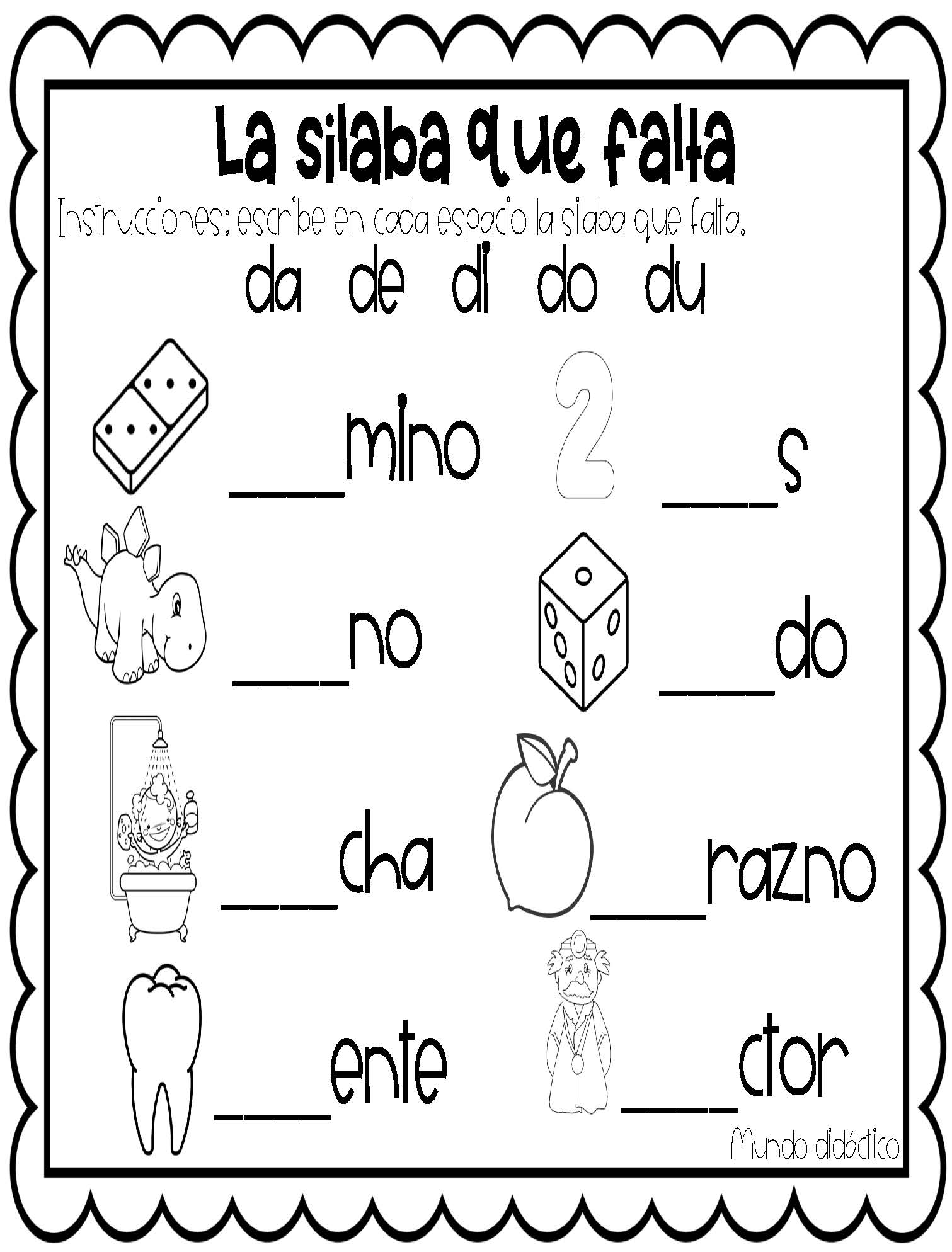 Cuadernillo para inicio a la lectura y escritura 2 – Imagenes Educativas