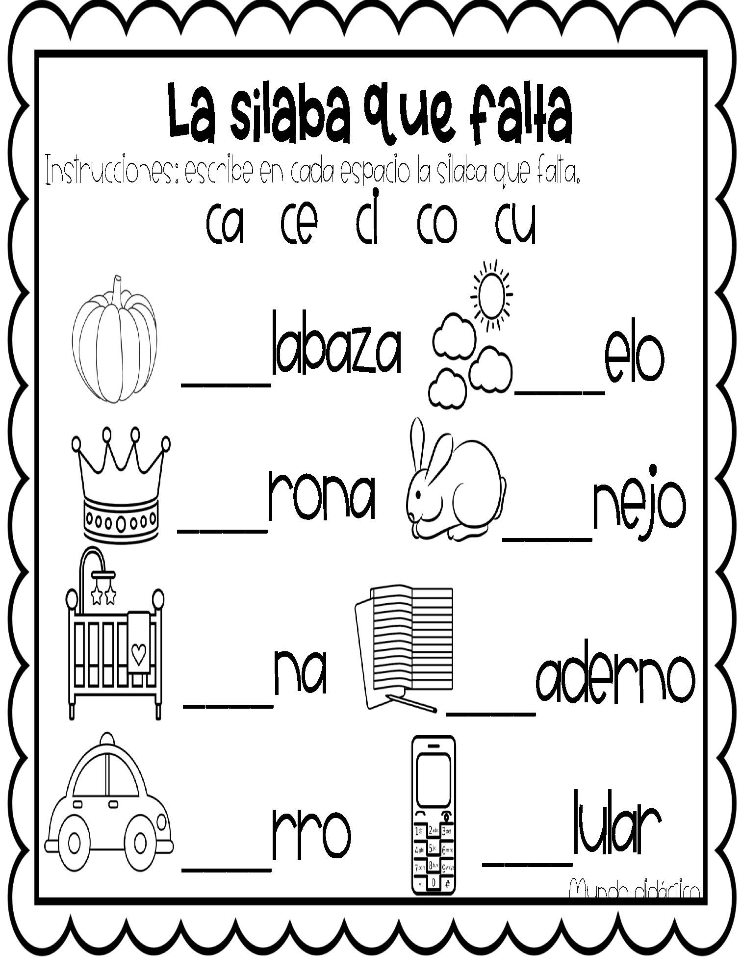 Cuadernillo para inicio a la lectura y escritura 2 - Imagenes Educativas