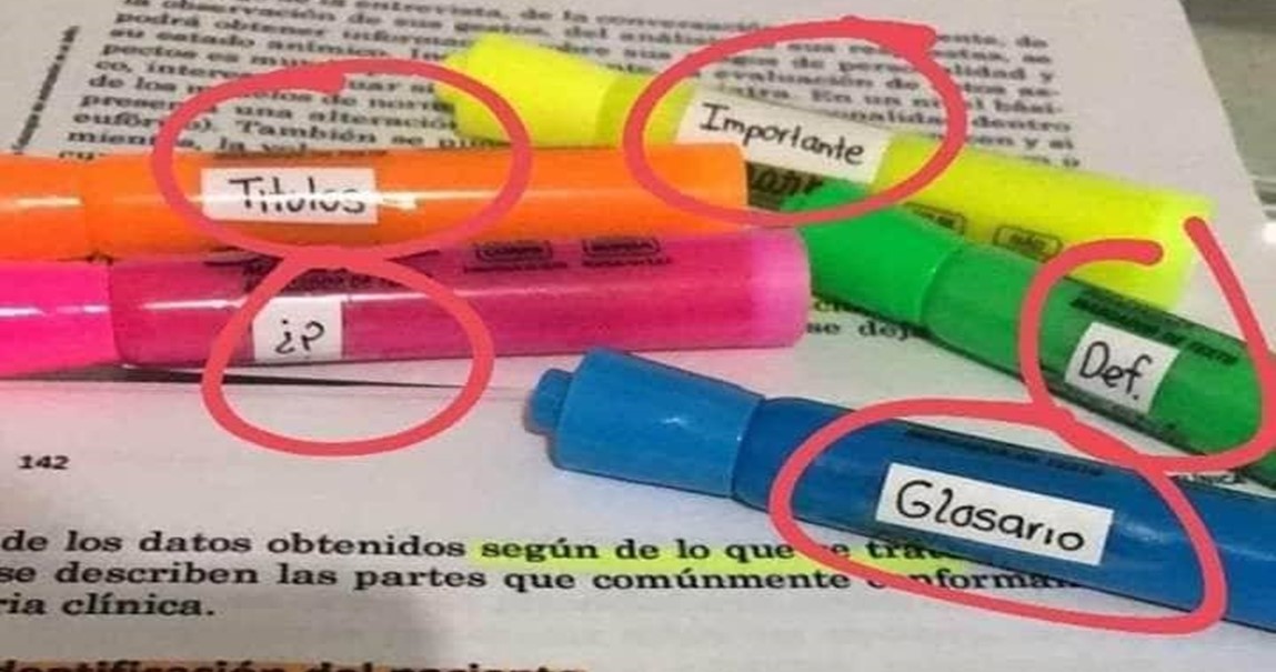 ¿Te has preguntado porque los resaltadores de textos vienen en paquetes ...