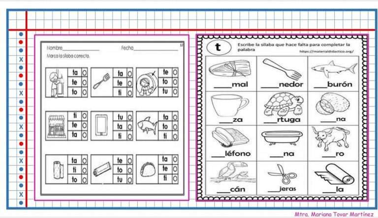 CUADERNILLO EN PDF: APRENDEMOS LOS FONEMAS M-S-T-L-R - Imagenes Educativas
