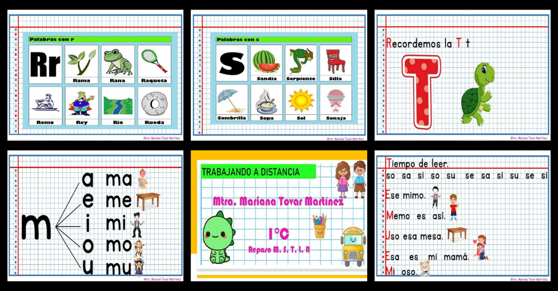 Repaso de sílabas: m, s, t, l, r. - Imagenes Educativas