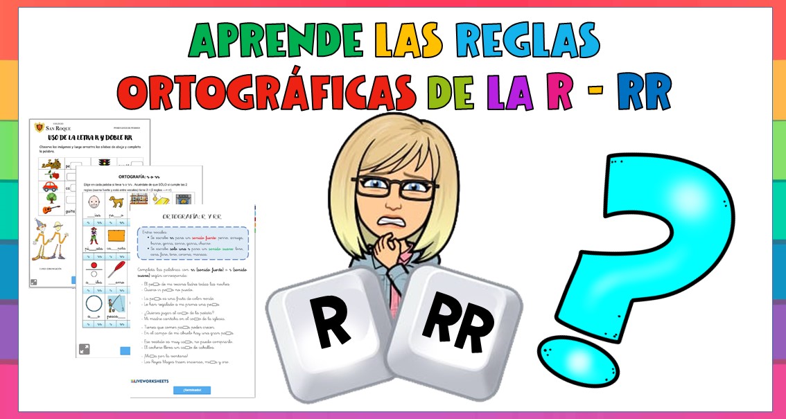 Aprende las Reglas ortográficas de la R - RR - Imagenes Educativas Aprende las Reglas ortográficas de la R - RR - Imagenes Educativas