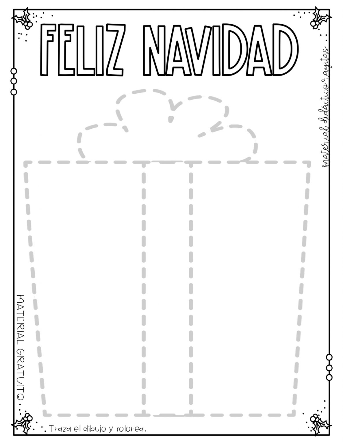 CUADERNO DE TRAZO ESPECIAL NAVIDAD - Imagenes Educativas