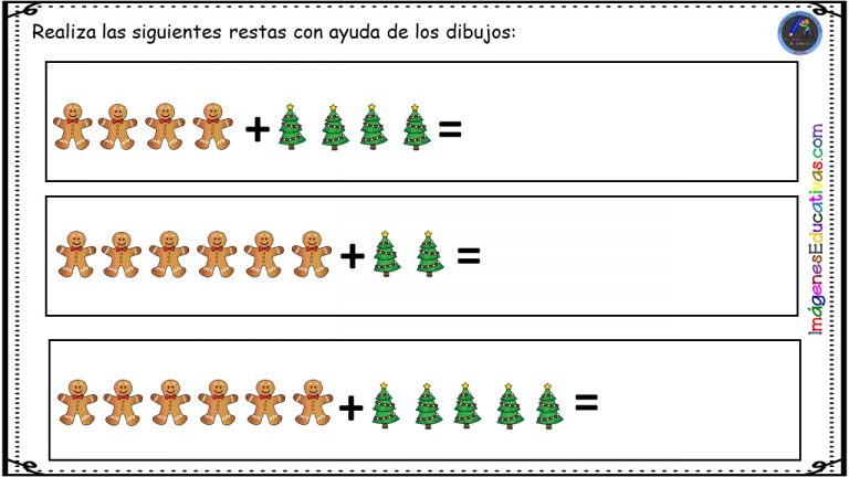Sumas navidad (5) - Imagenes Educativas