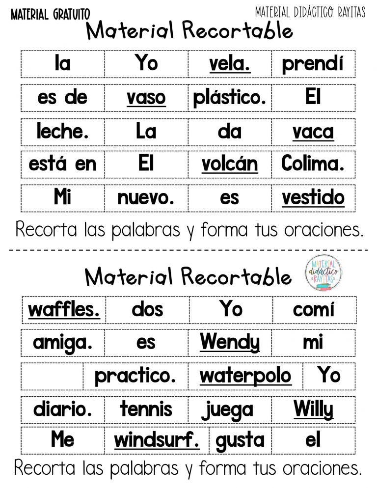 VAMOS A CONSTRUIR ORACIONES - Imagenes Educativas