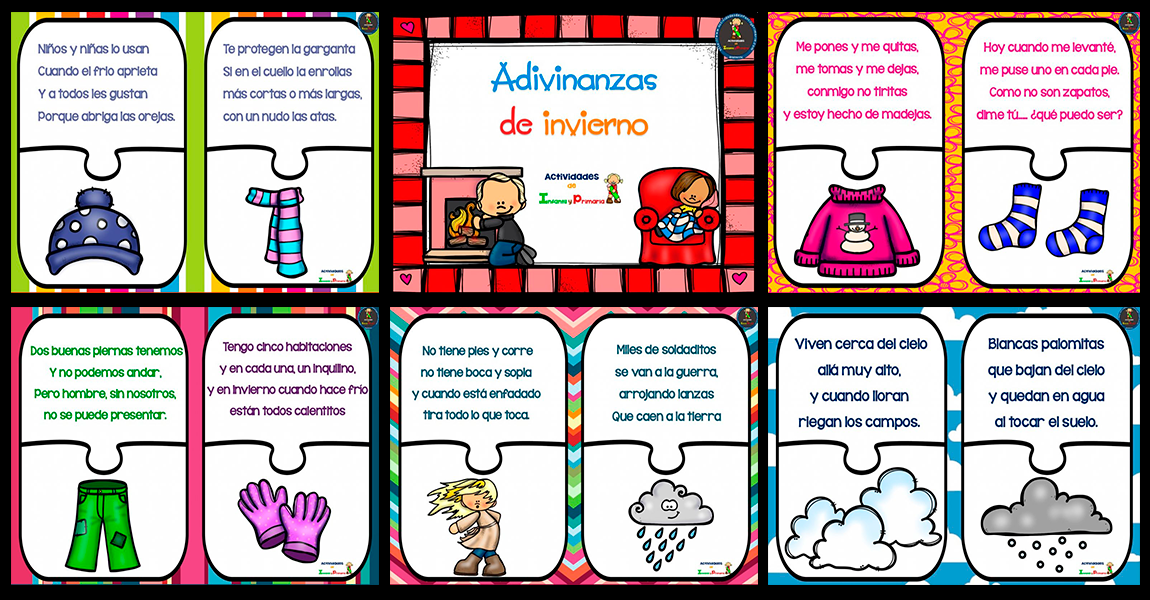 Bonitas adivinanzas de invierno – Imagenes Educativas