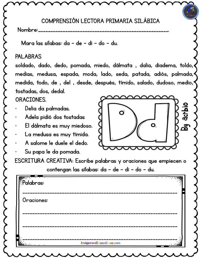 COMPRENSIÓN LECTORA PRIMARIA SILÁBICA - Imagenes Educativas