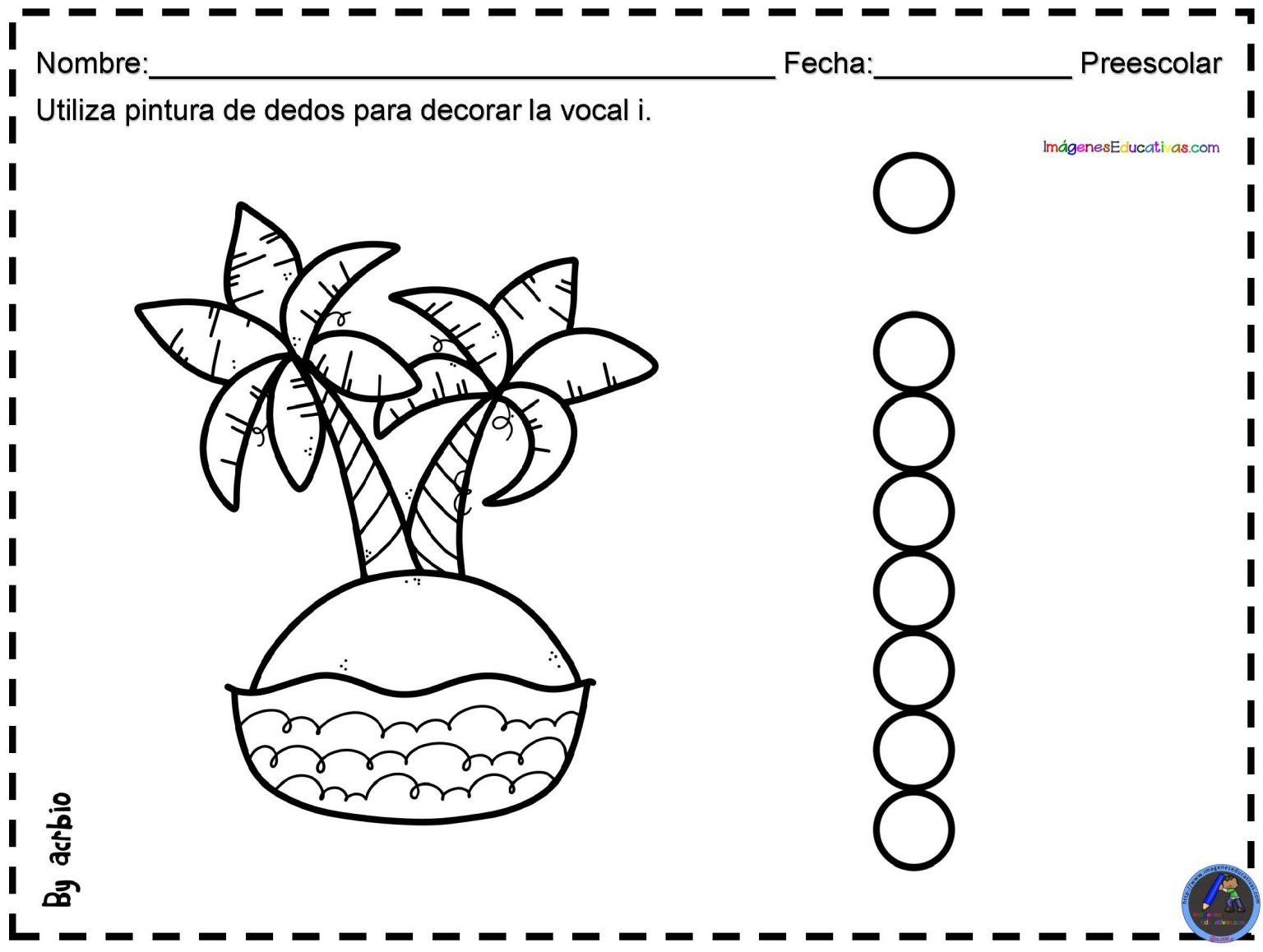 CUADERNO PARA PREESCOLAR VOCALES LETRA I - Imagenes Educativas