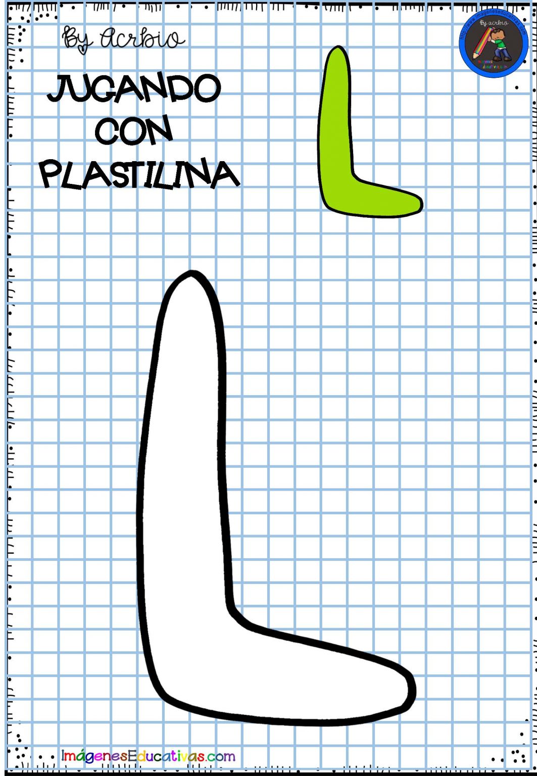JUGANDO CON PLASTILINA APRENDO EL ABECEDARIO - Imagenes Educativas