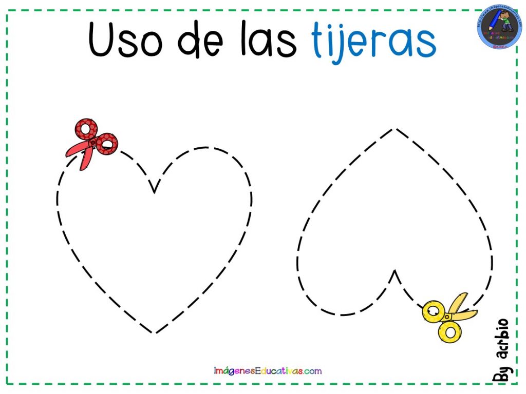 CUADERNILLO PARA PRACTICAR EL USO DE TIJERAS - Imagenes Educativas