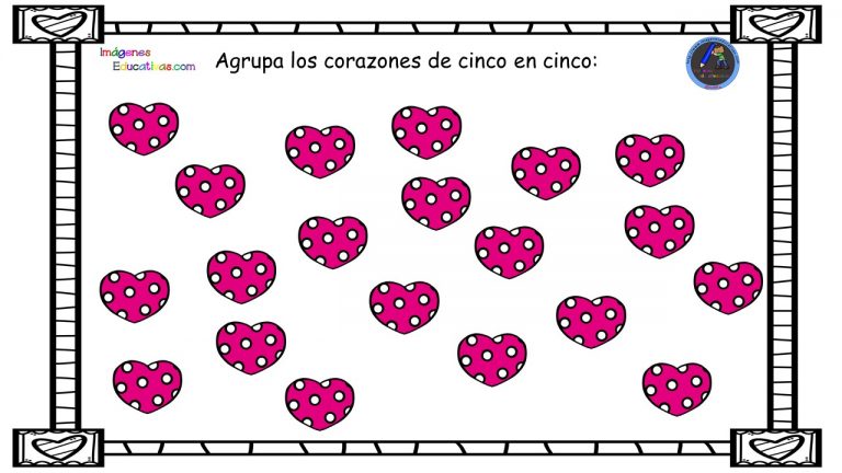 Especial actividad conteo San Valentín: Agrupamos corazones - Imagenes ...