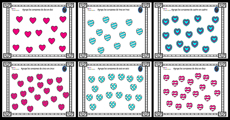 Especial actividad conteo San Valentín: Agrupamos corazones - Imagenes ...